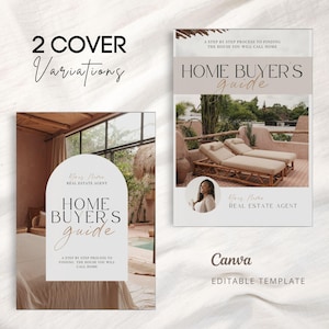 Editable Home Buyer Guide Template | Canva Real Estate Marketing Kit ...