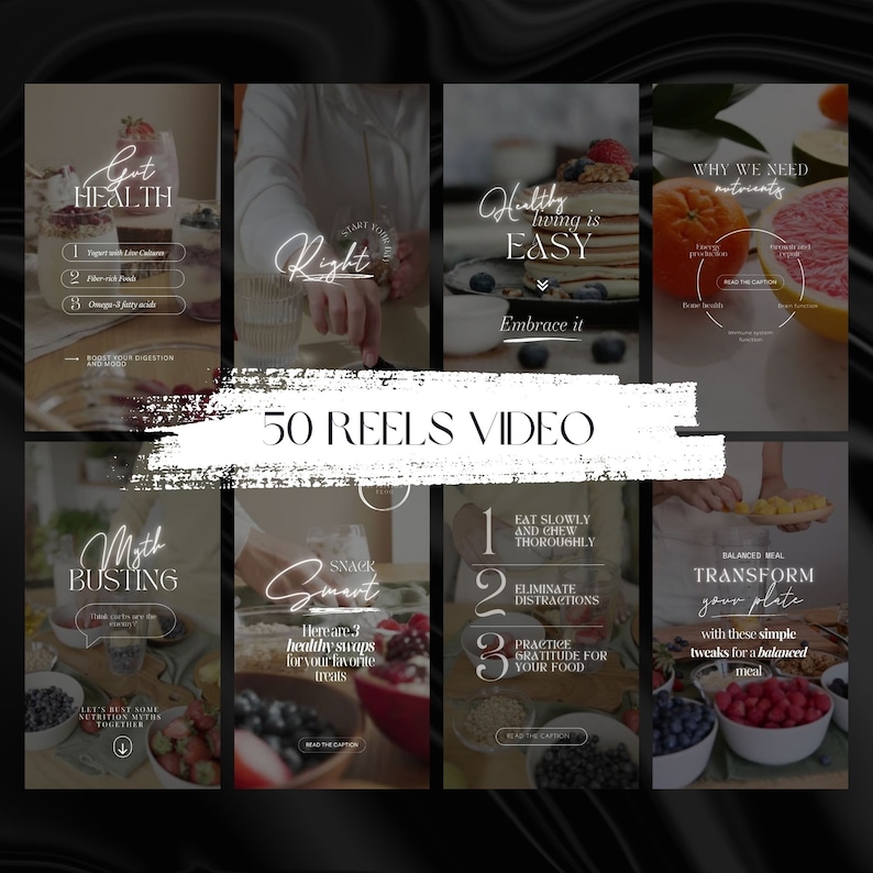 Vol 2 - Nutrition Coach Instagram Reels | Health Coach Instagram Reels ...