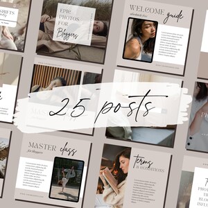 25 Aesthetic Instagram Post Templates | Social Media Templates | Canva ...