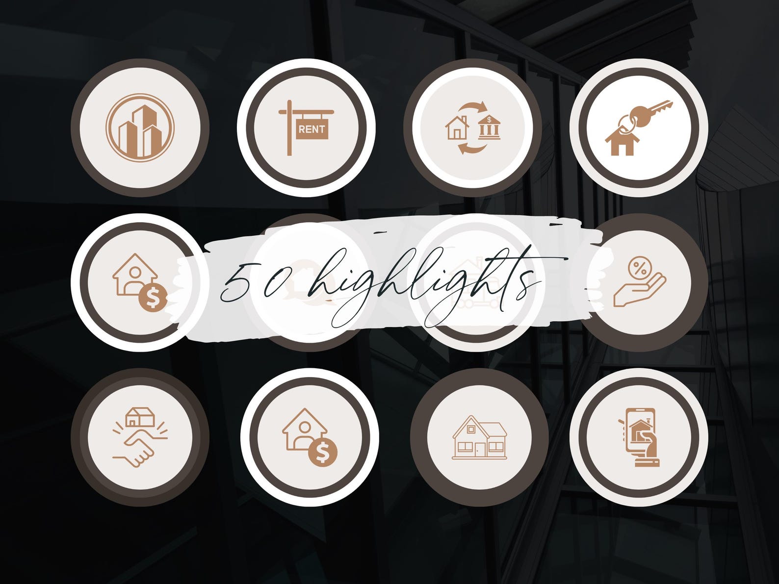 250 Real Estate Instagram Post + Story + Highlights Templates for Canva ...