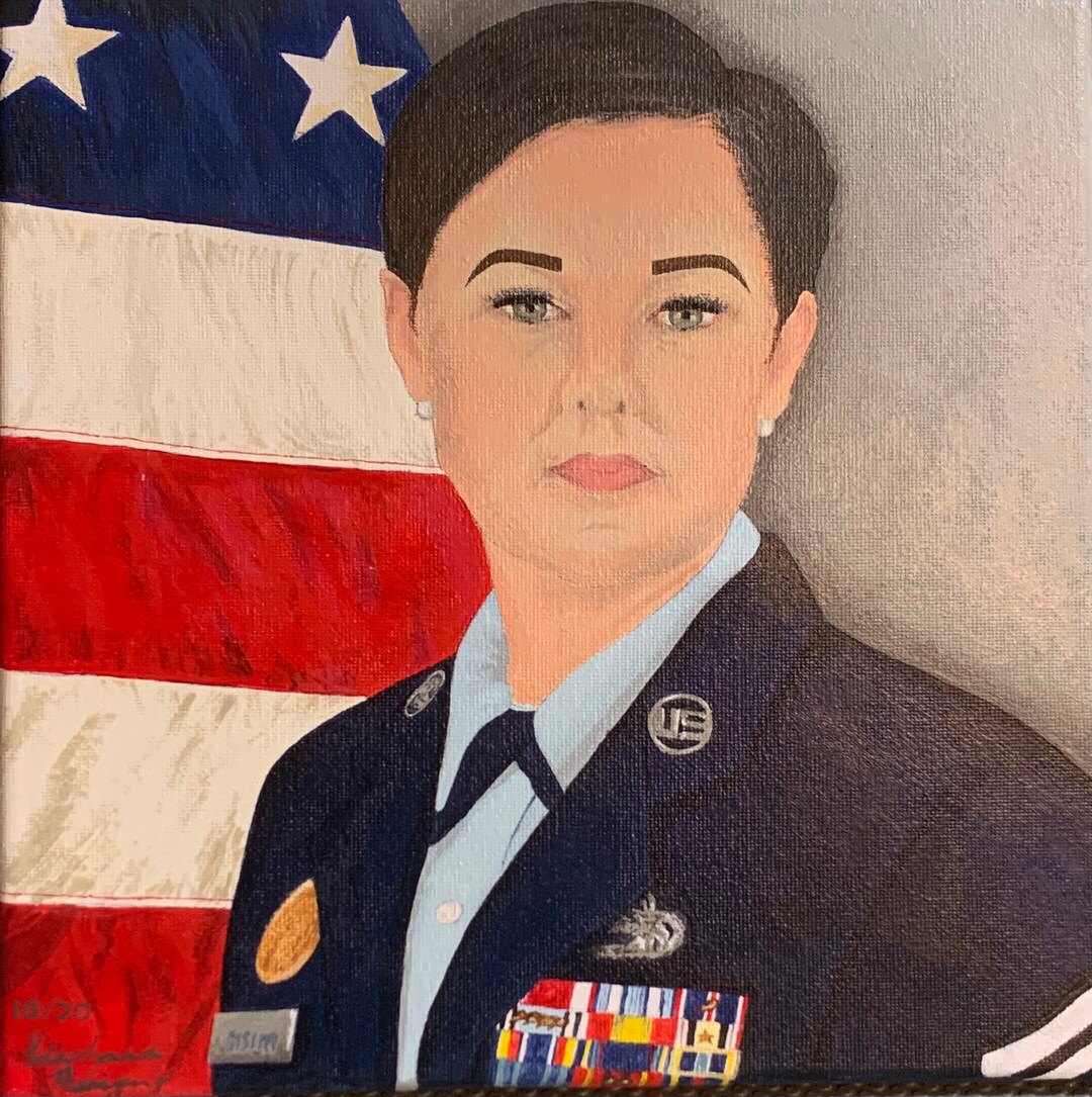 Custom Military Portrait - Etsy