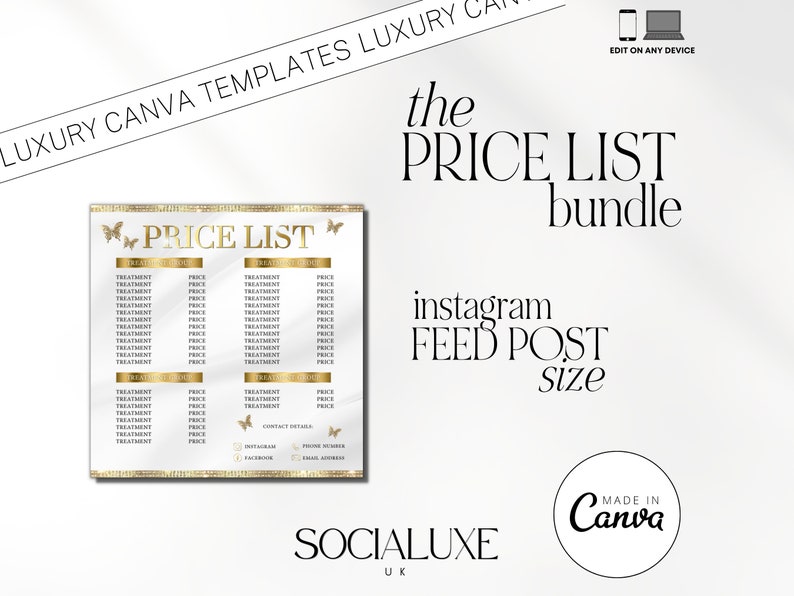 PRICE LIST Template Editable Printable Price Sheet Price Etsy price-list-template-editable-printable-price-sheet-price-etsy