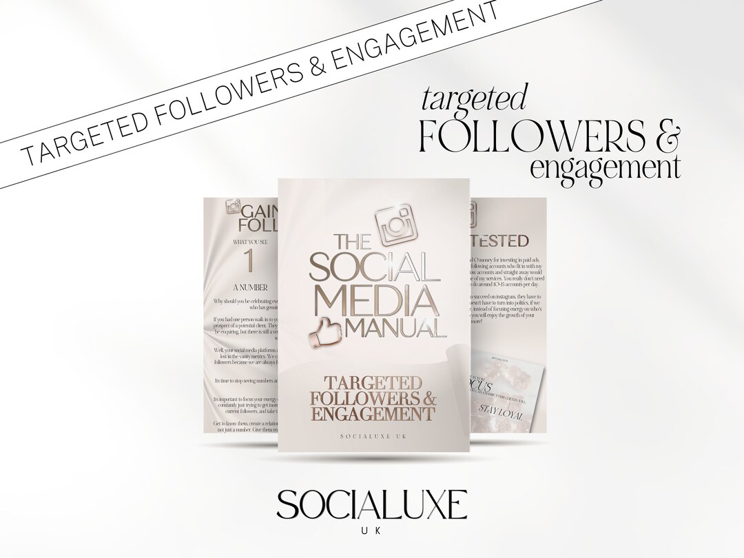 Social Media Followers & Engagement Guide | Social Media Marketing ...