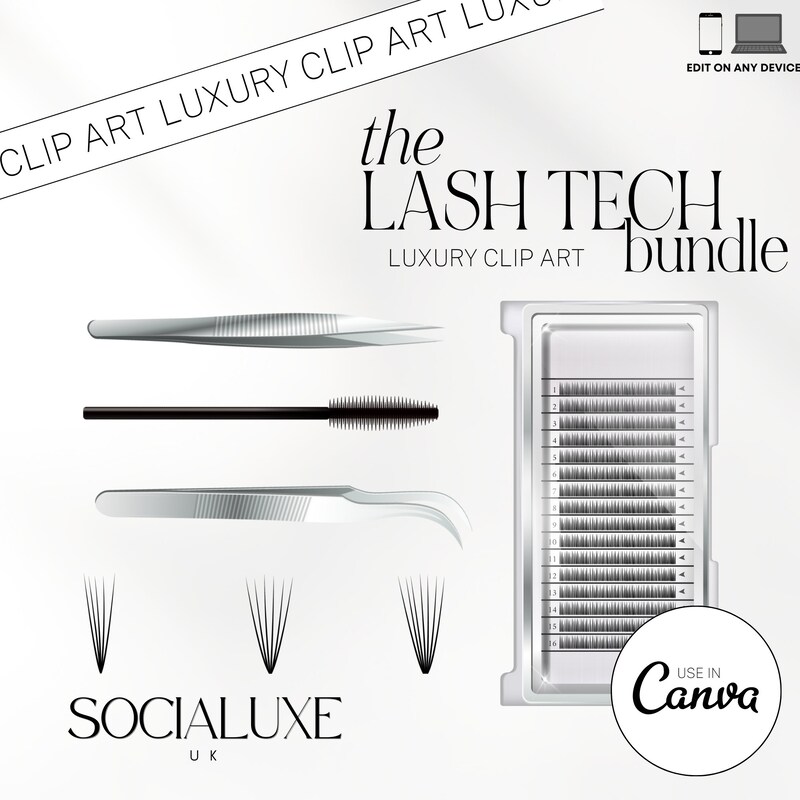 Lash Extension Clip Art - Etsy