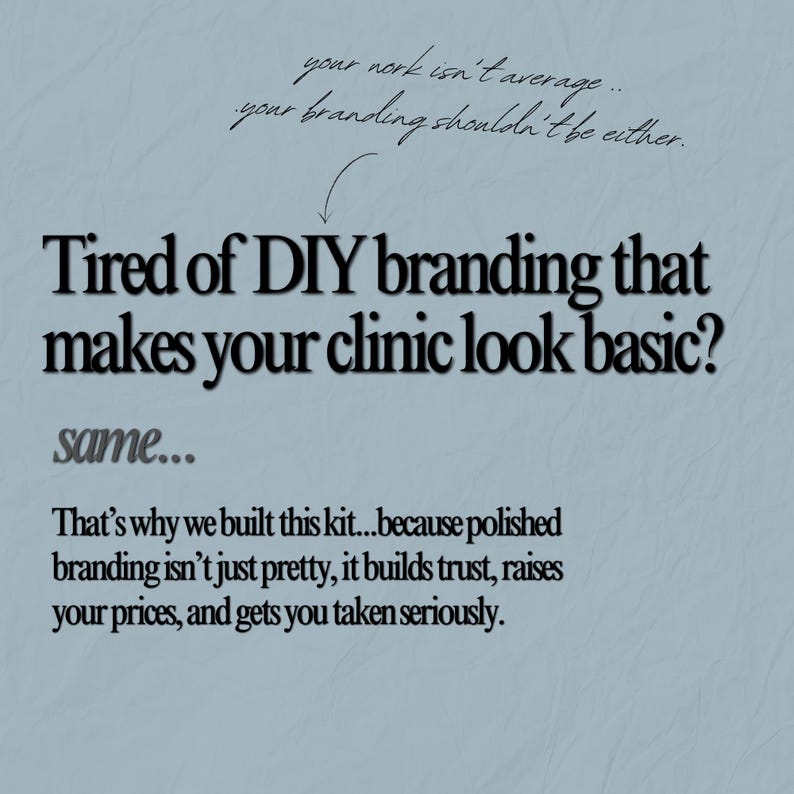 Clinic Branding Kit | Black & Gold Canva Templates - Etsy