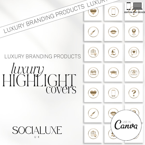 Highlight Covers - Etsy