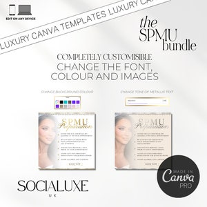 SPMU (semi Permanent Makeup) Instagram Templates | Microblading, Ombre ...