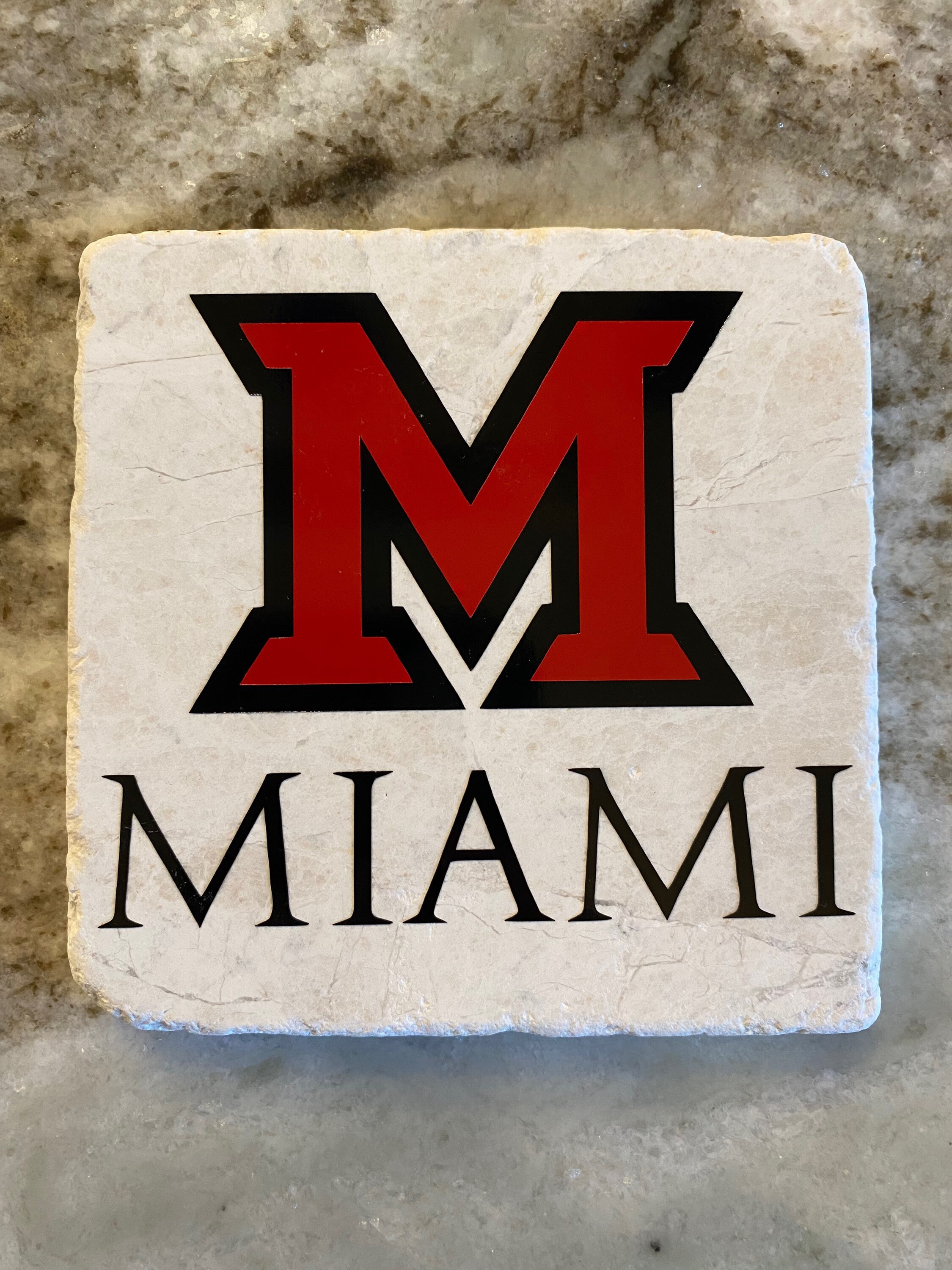 Miami University Coasters Miami University Gift - Etsy