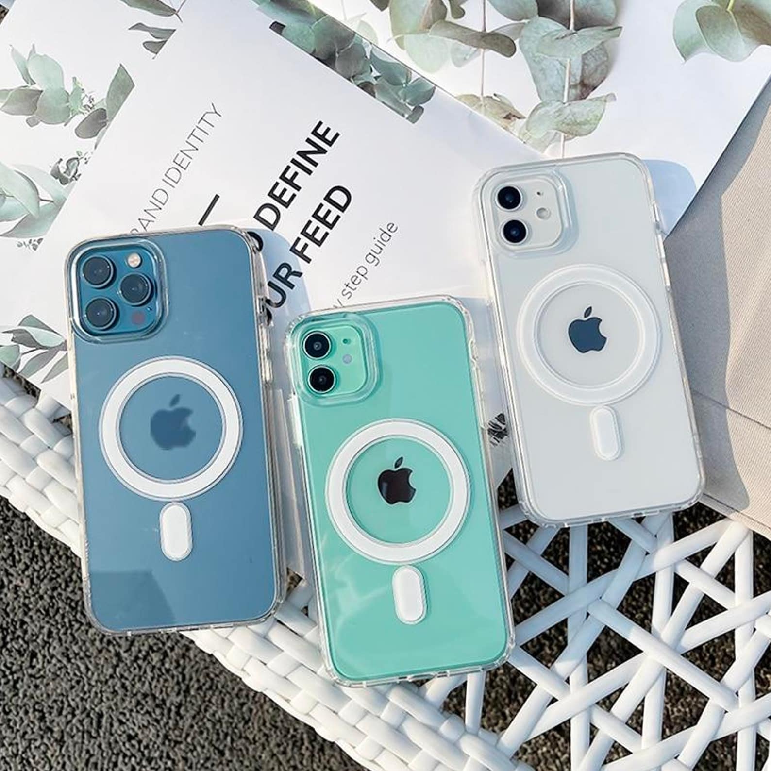 Magsafe Transparent Wireless Charging Clear Phone Case for - Etsy