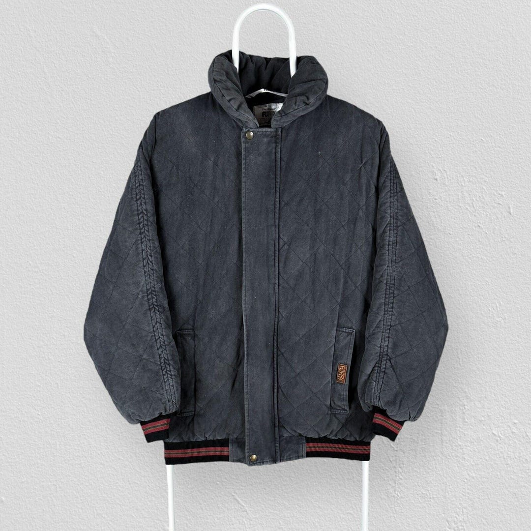 Vintage the Original Puffa Jacket Blue Quilted Mens Small - Etsy