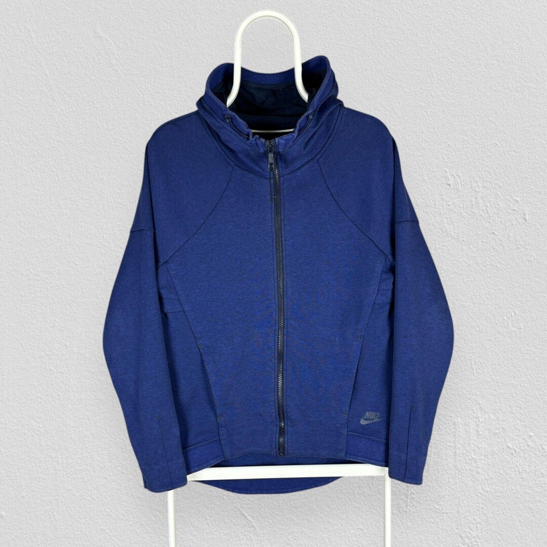 Nike Blue Tech Fleece Hoodie Full Zip up Mens Small - Etsy