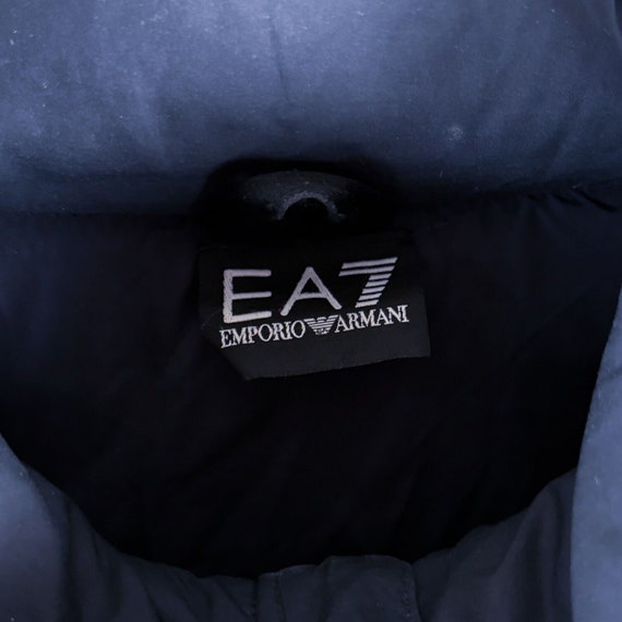 Emporio Armani EA7 Puffer Jacket Down Fill Navy Blue … - Gem