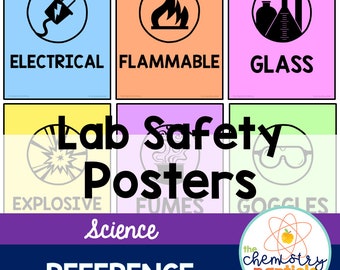 Lab Safety Poster - Etsy