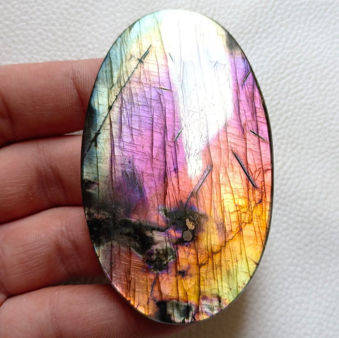 Big Size Super Flashy Purple Labradorite, Oval Shape Natural ...