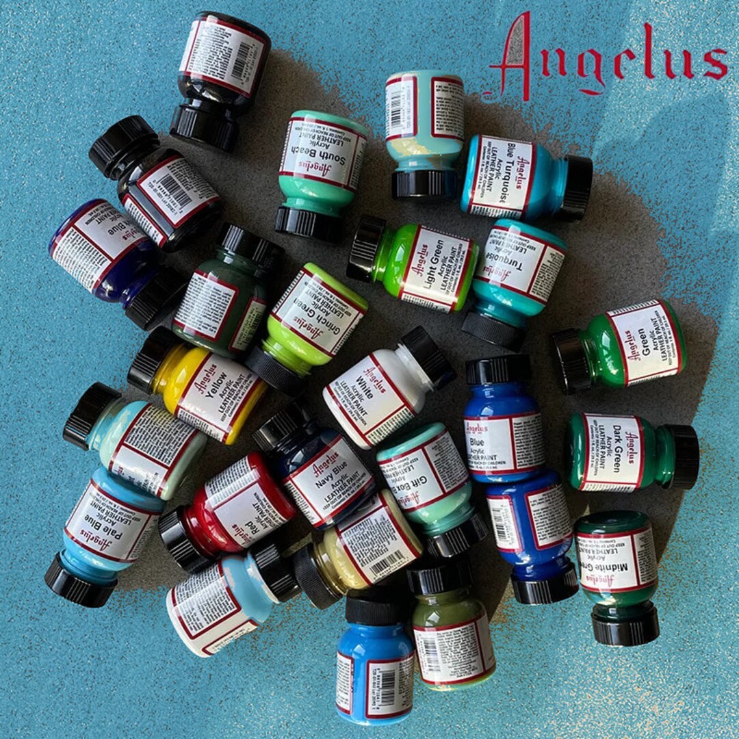 3- Angelus Paint 1oz (29ml) - Blue Tones - Etsy