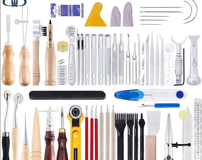 Basic Leatherworking Tool Set - Etsy