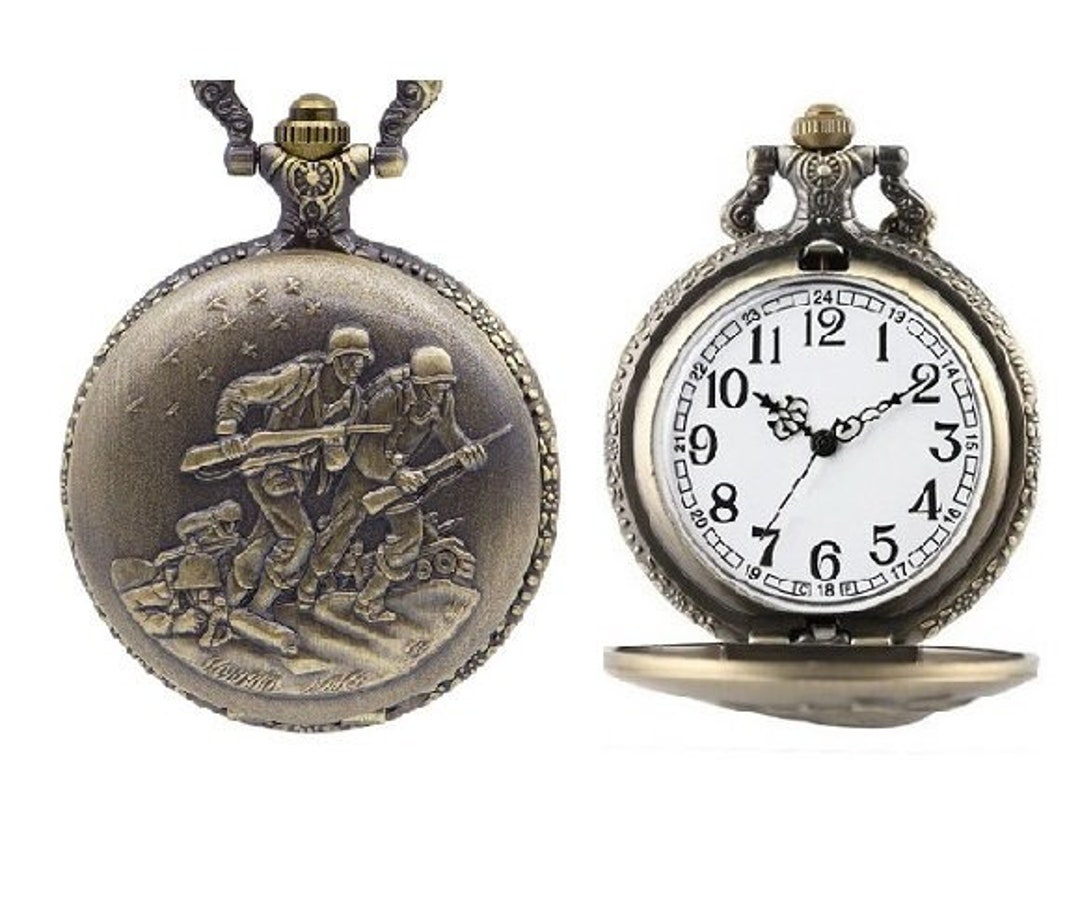 Military Soldiers Police Pocket Watch - Etsy