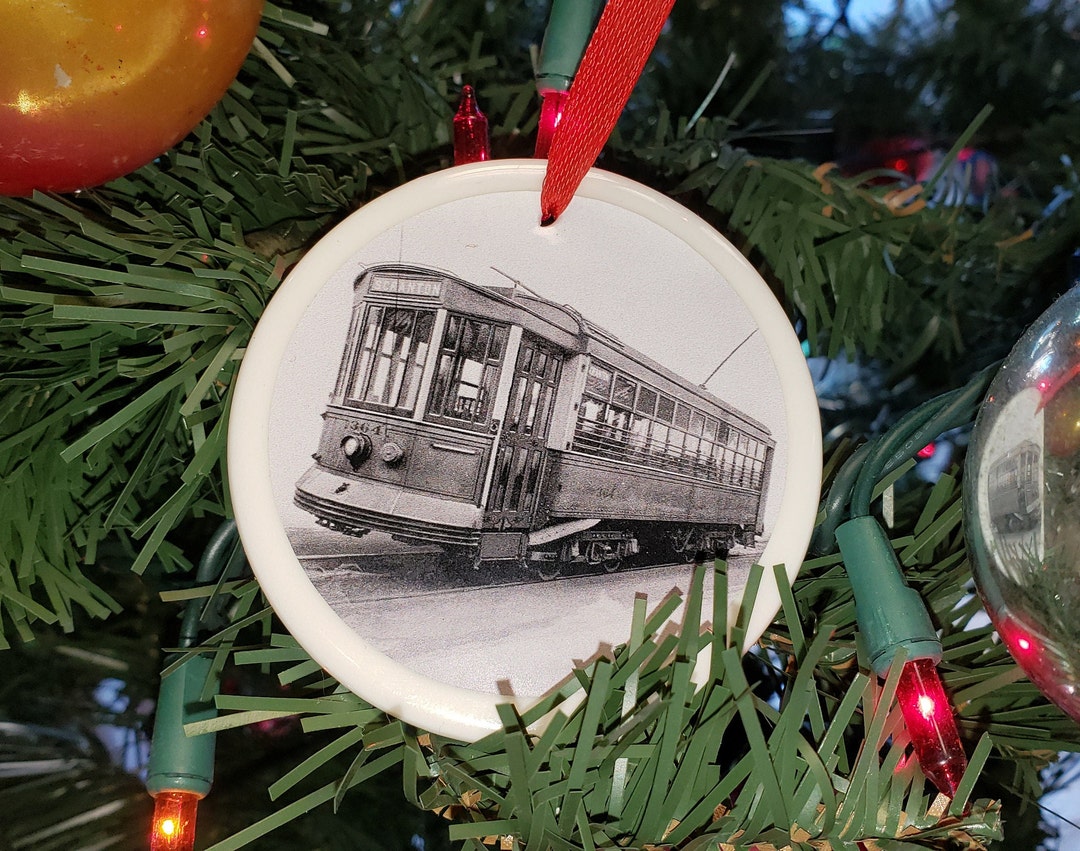 Scranton 1364 Trolley, Scranton PA 3 Inch Ceramic Ornament - Etsy