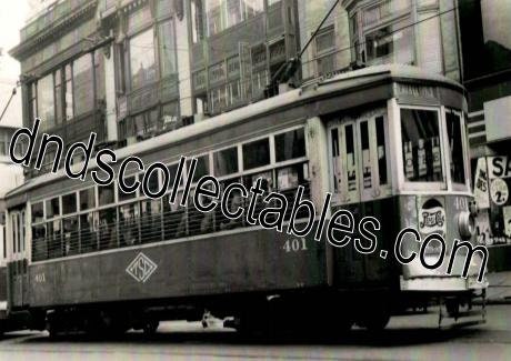 Vintage Scranton Transit Trolley Photograph, Scranton PA 8x10 Premium ...