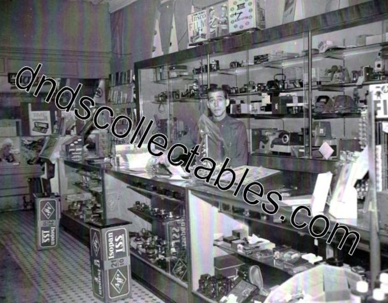 Vintage Late 1950's Camera Shop Photo, Scranton PA 8x10 Premium Print ...