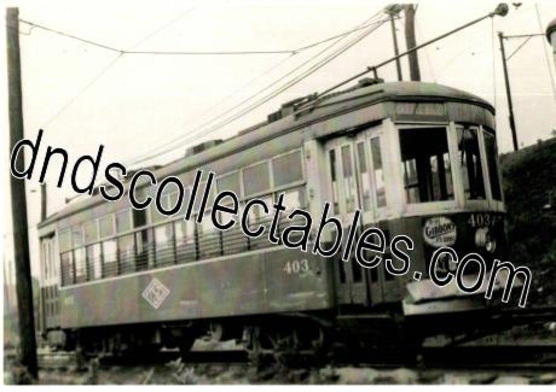 Early Photo of a Scranton Transit Company Trolley #403, Scranton PA ...