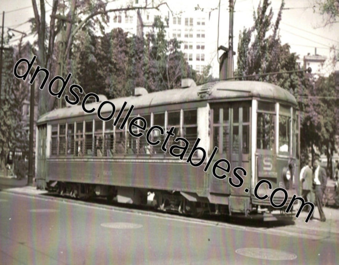 Vintage Photo Sugar Notch PA Trolley on Public Square, Wilkes-barre PA ...