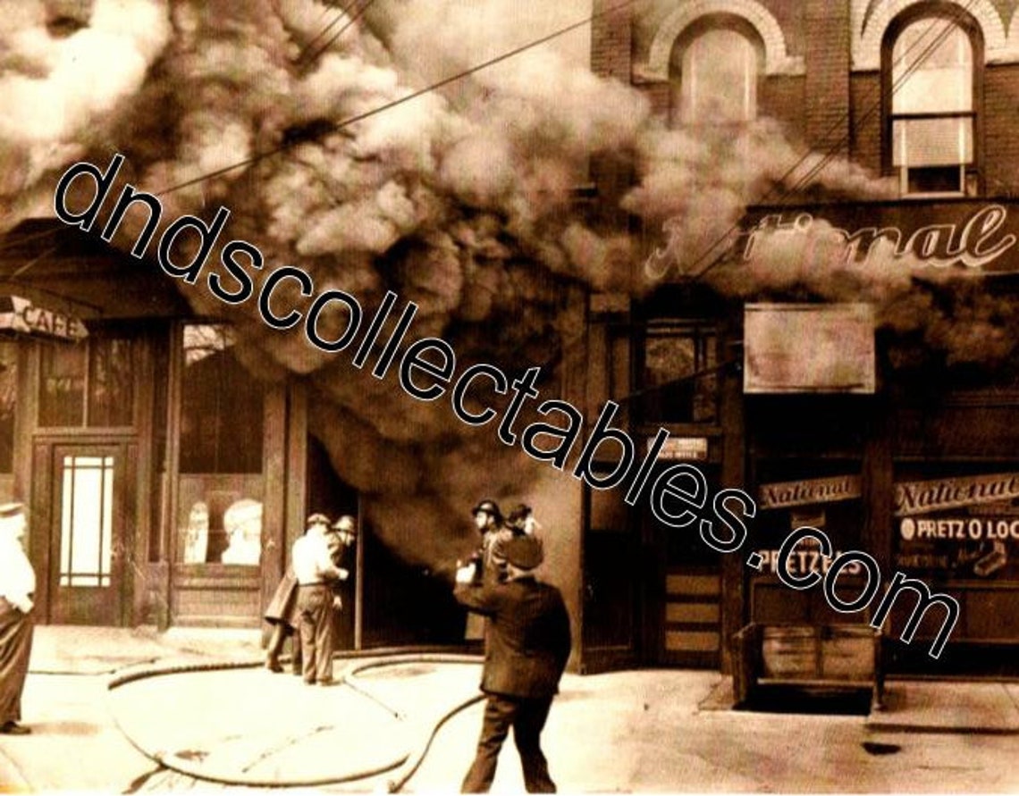 Vintage National Pretzel Fire Photo, Scranton PA 8x10 Premium Print - Etsy