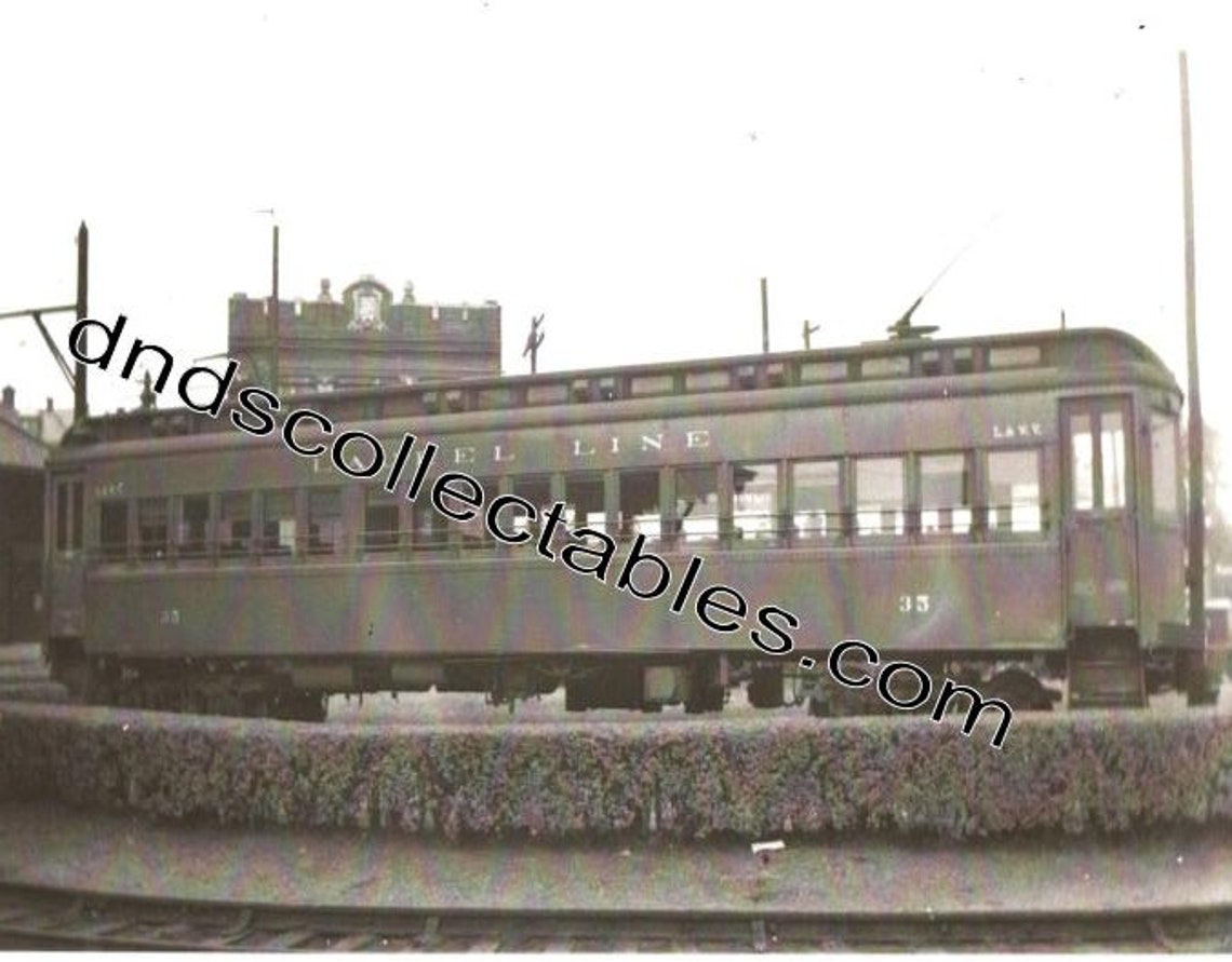 Vintage Photo of a Laurel Line Trolley Car, Scranton PA 8x10 Premium ...