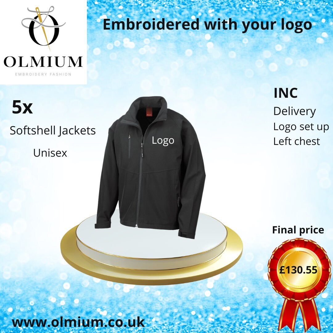 Workwear Bundle | Softshell Jacket, Custom Jacket | Personalised Logo Workwear | Custom Your ...