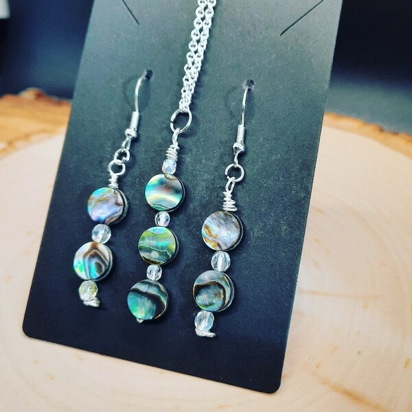 Abalone Earrings - Etsy