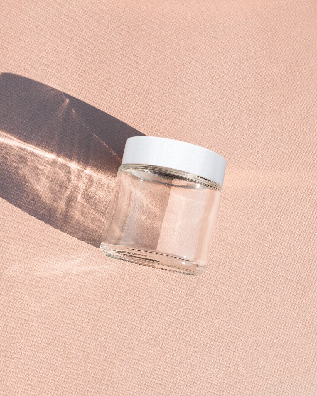 Skincare White Cap Glass Jars for Body Scrubs, Body Lotions, Body ...