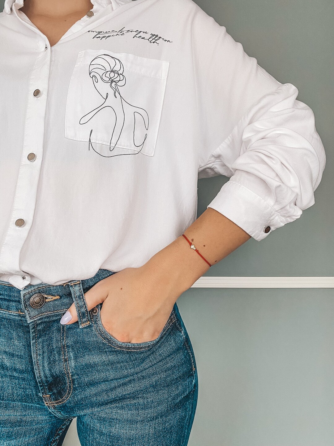 Red String Protection Bracelet With Gold Cross - Real Kabbalah Red ...