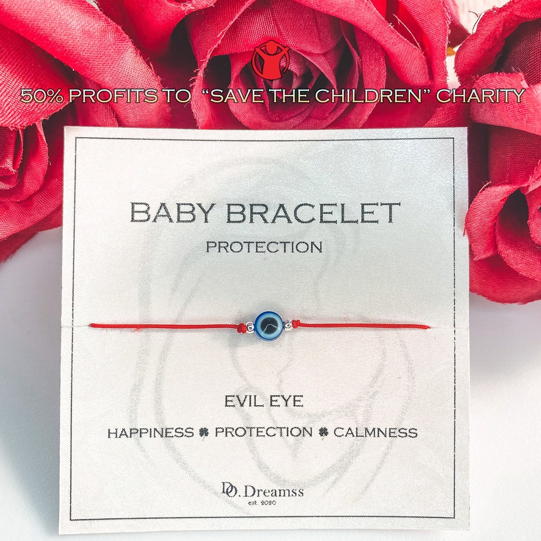 Evil Eye Baby Protection Bracelet, 50% Profits CHARITY, Red String ...