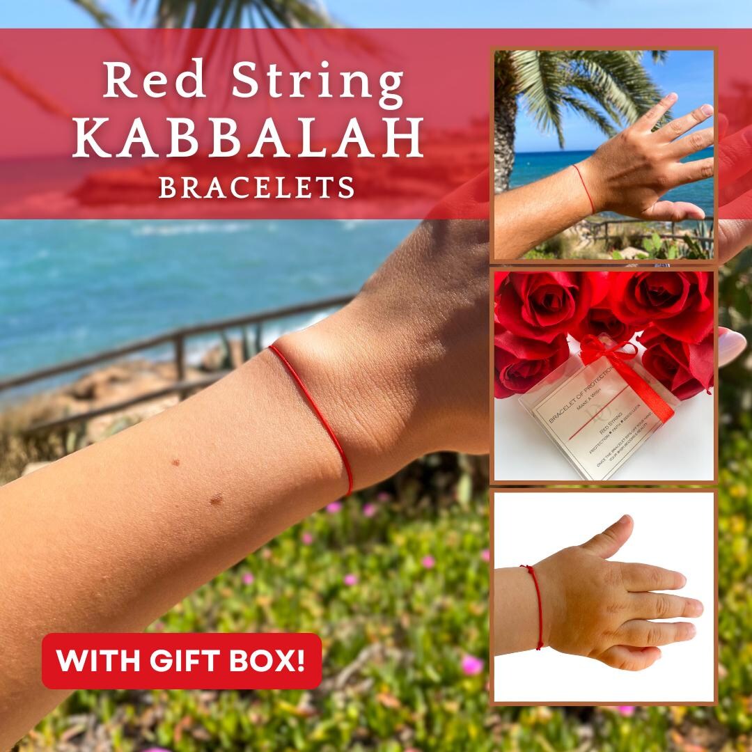 Red String Protection Bracelets for Adults & Newborns, Babies and ...