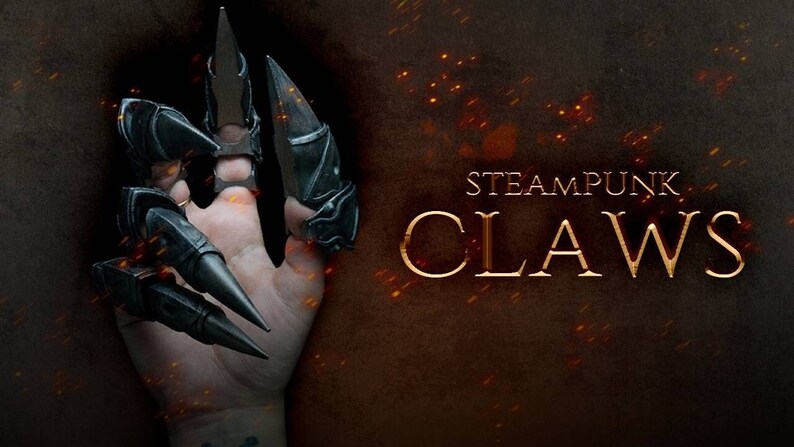 Steampunk Claws 3D Printed Articulated Costume - Etsy