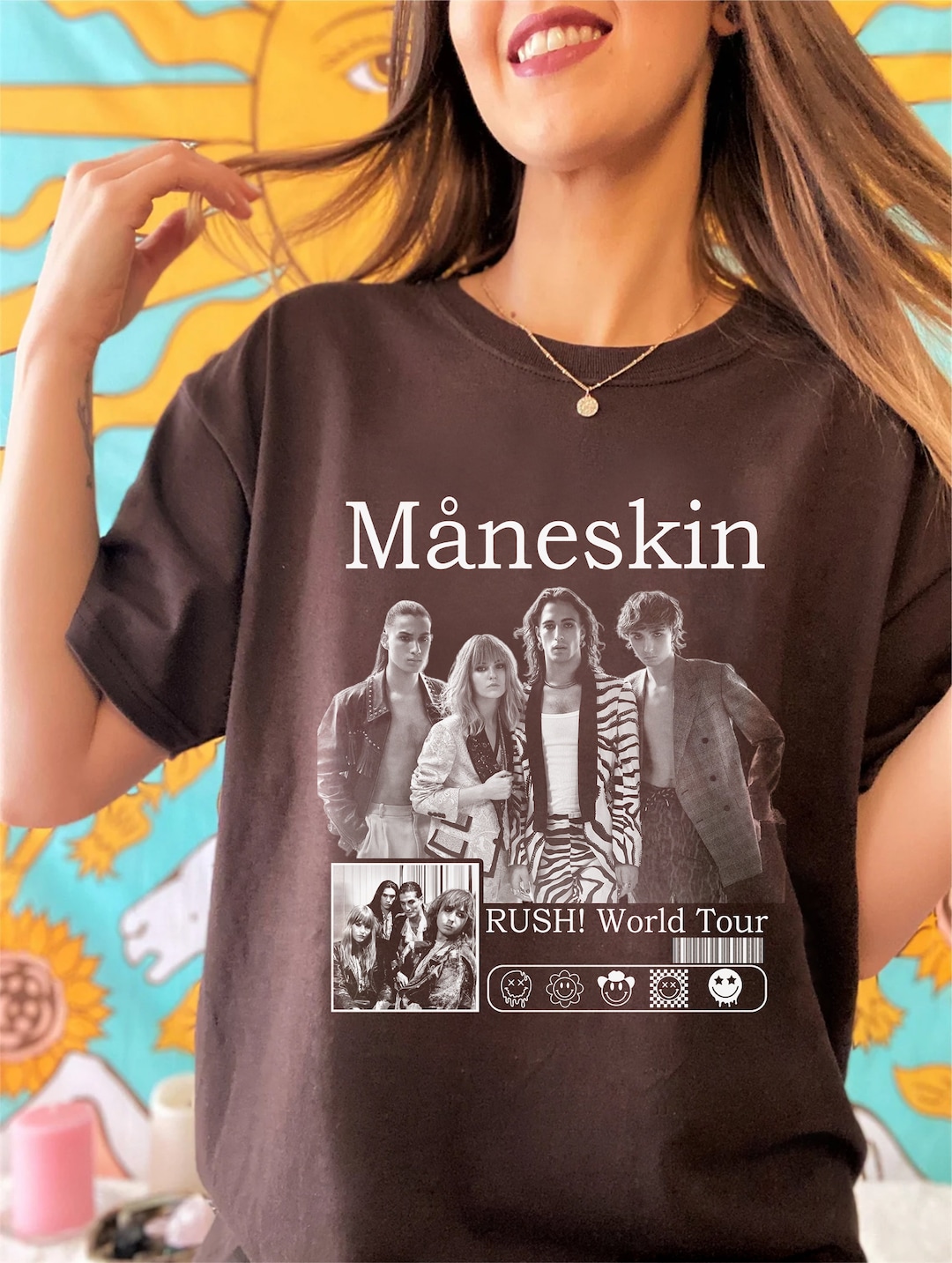 Vintage Måneskin T-shirt Maneskin Shirt Måneskin Band Shirt - Etsy Australia