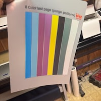 Printer Purge Sheet: CMYK RGB Sublimation (digital Download) - Etsy