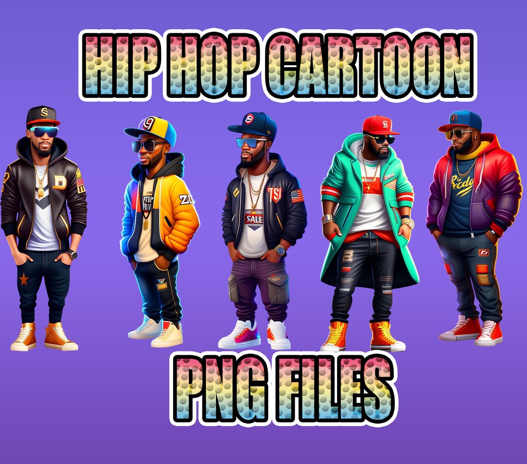 Hip Hop Cartoon Male Pack - Etsy