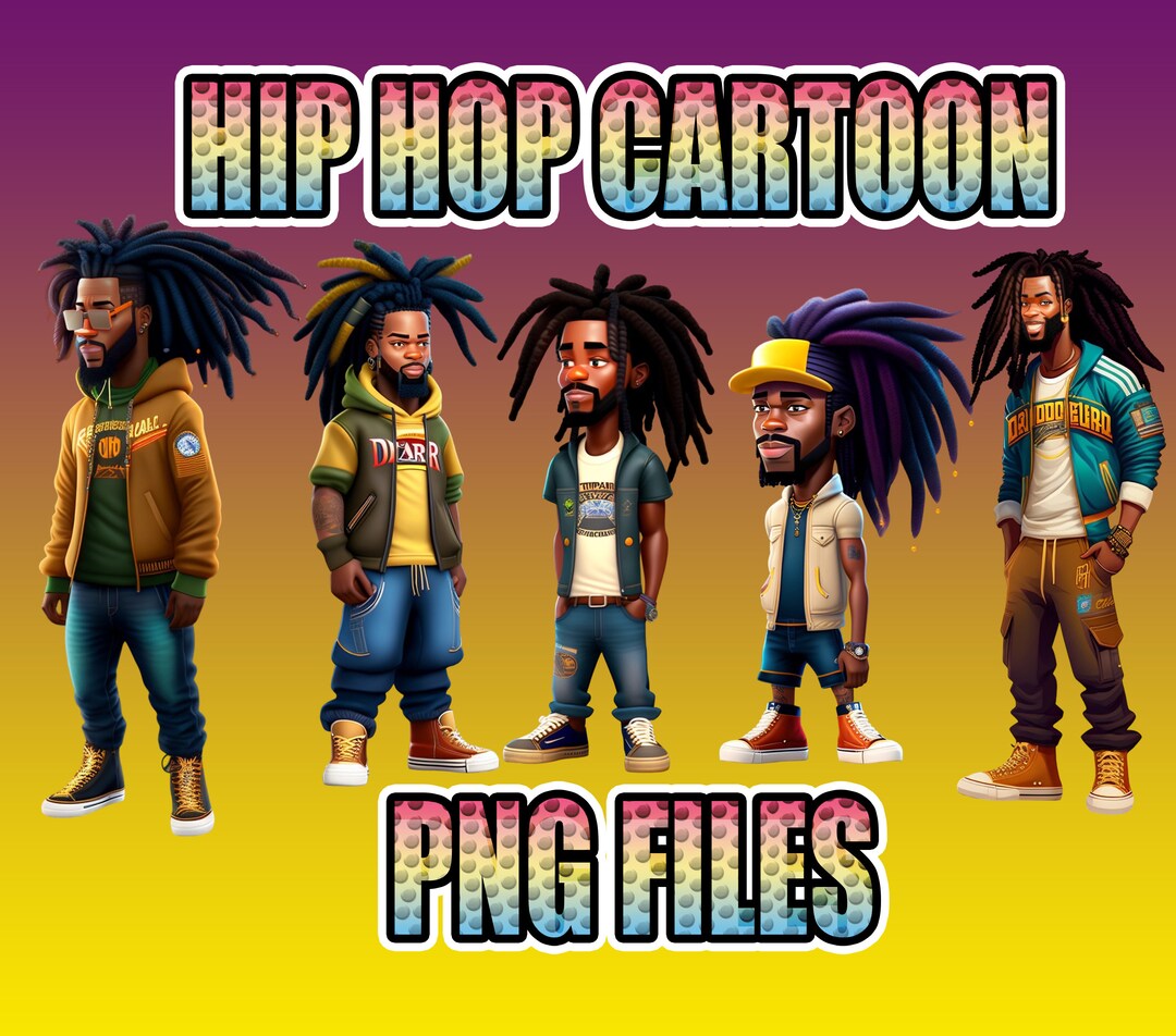 Hip Hop Cartoon Dreads Pack - Etsy