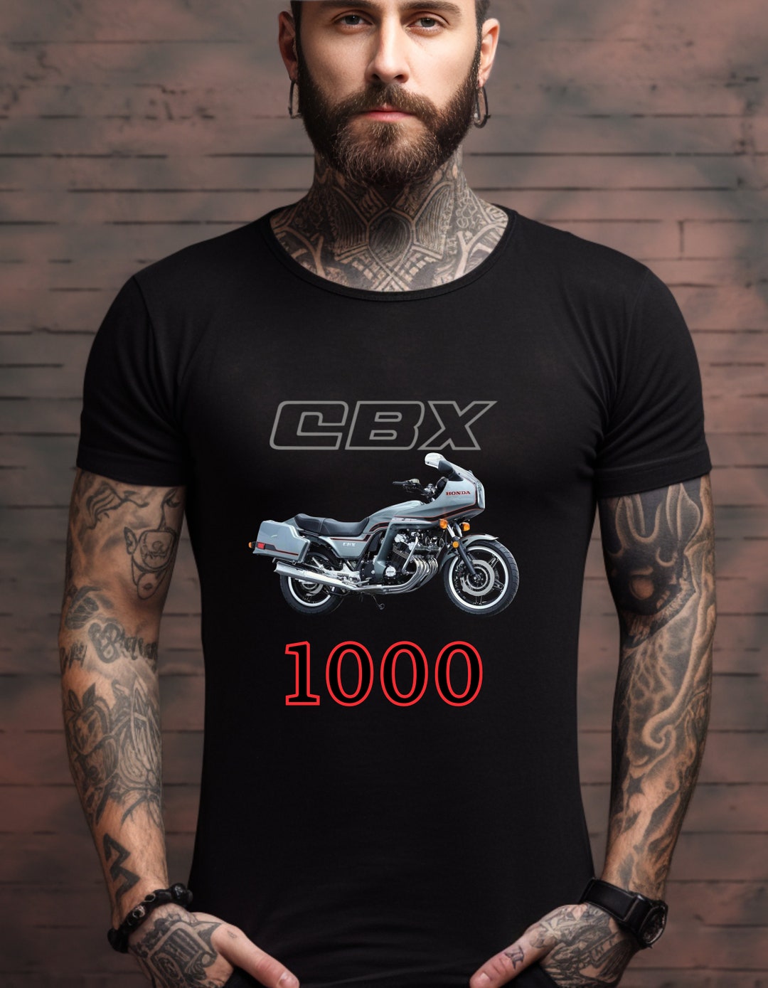 Honda CBX 1000 Unisex Motorcycle T-shirt, Honda CBX 1000 Tee, Honda ...