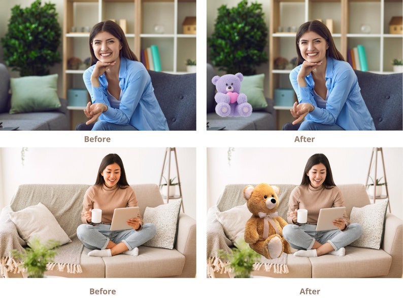 20 Teddy Bear Baby Cute Bears Overlay Photoshop Overlays - Etsy