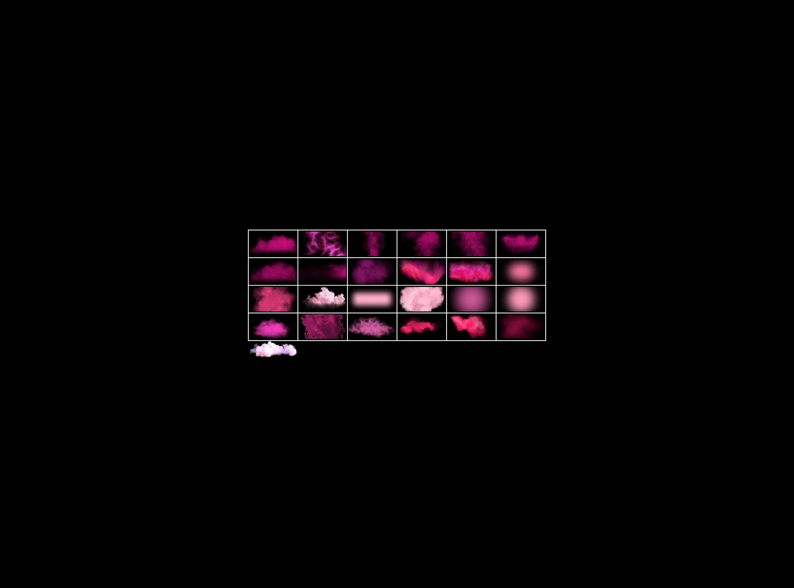 Pink Fog and Smoke Overlays, Digital Texture for Photoshop, Realistic ...