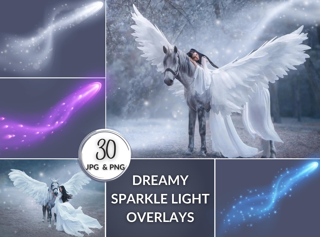 30 Fairy Magical Shadow Overlays, Floating Dust Textures, Fairy Magical ...