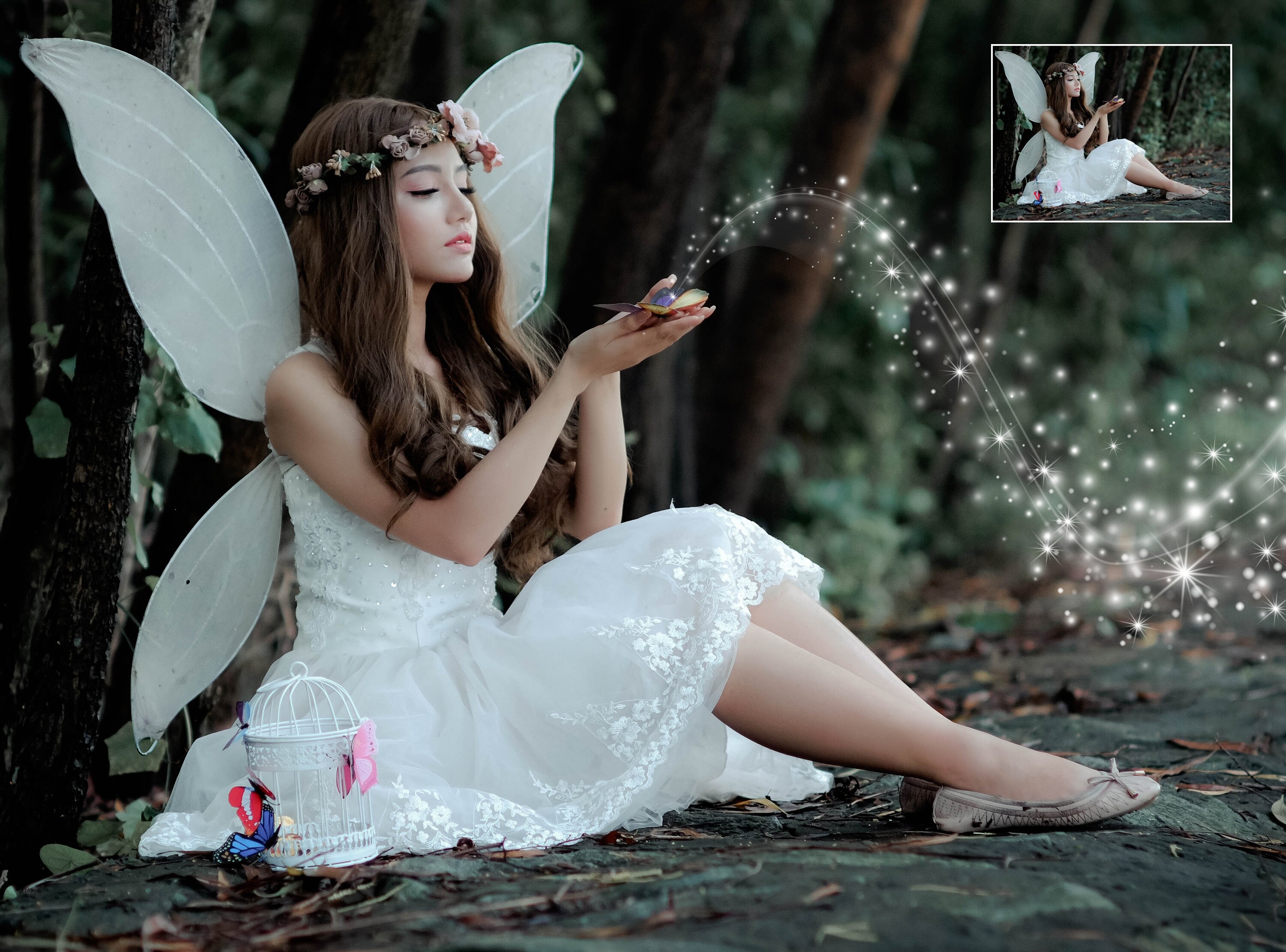 Silver Glitter Photoshop Overlays Glitter Digital Sparkle Gold Bokeh Effect Photoshop Christmas ...