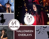 64 Halloween Overlays PNG and SVG Overlays Pumpkin - Etsy Canada