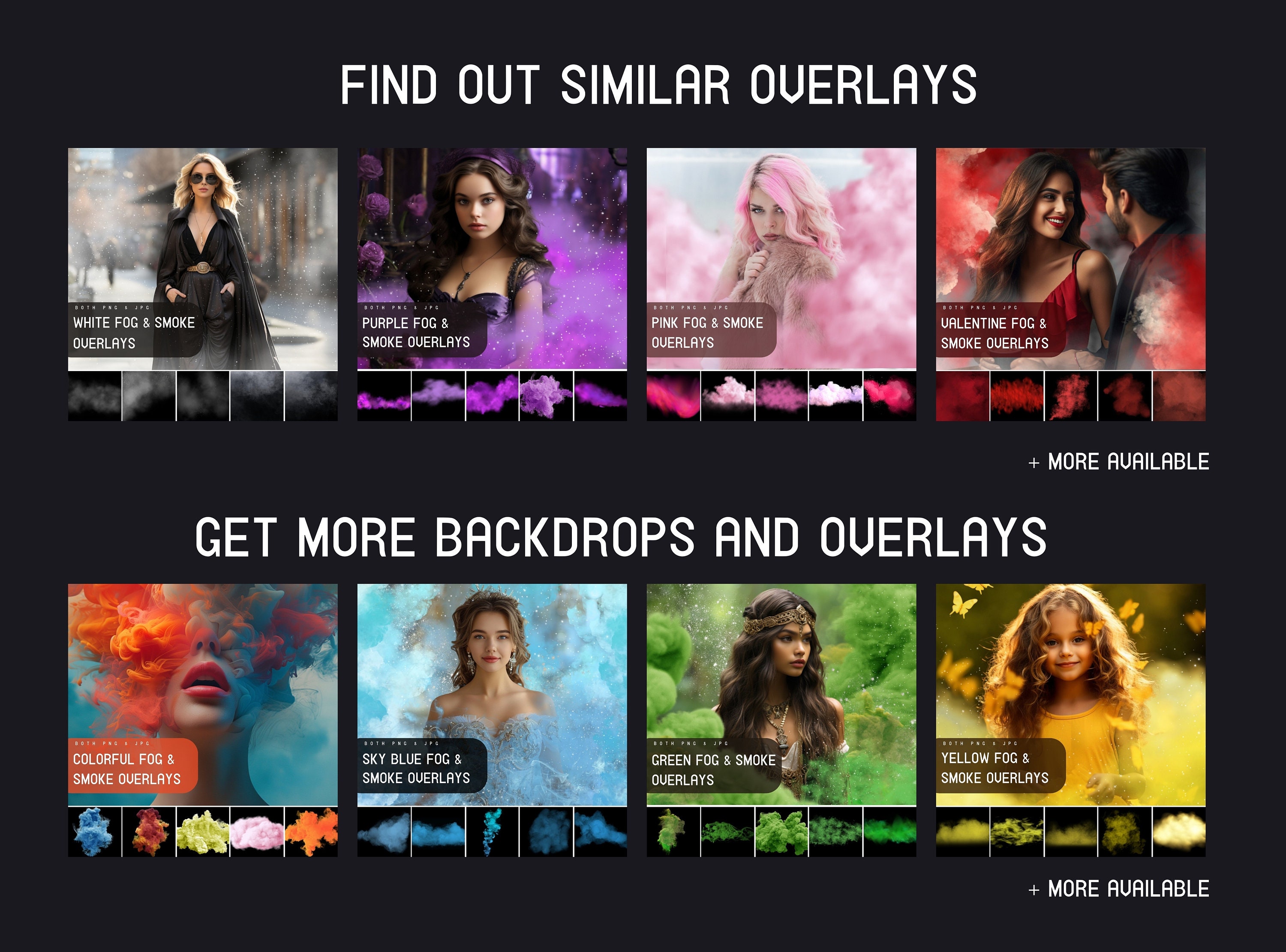 Blue Fog and Smoke Overlays, Mist Textures for Photoshop, Blue Royal ...