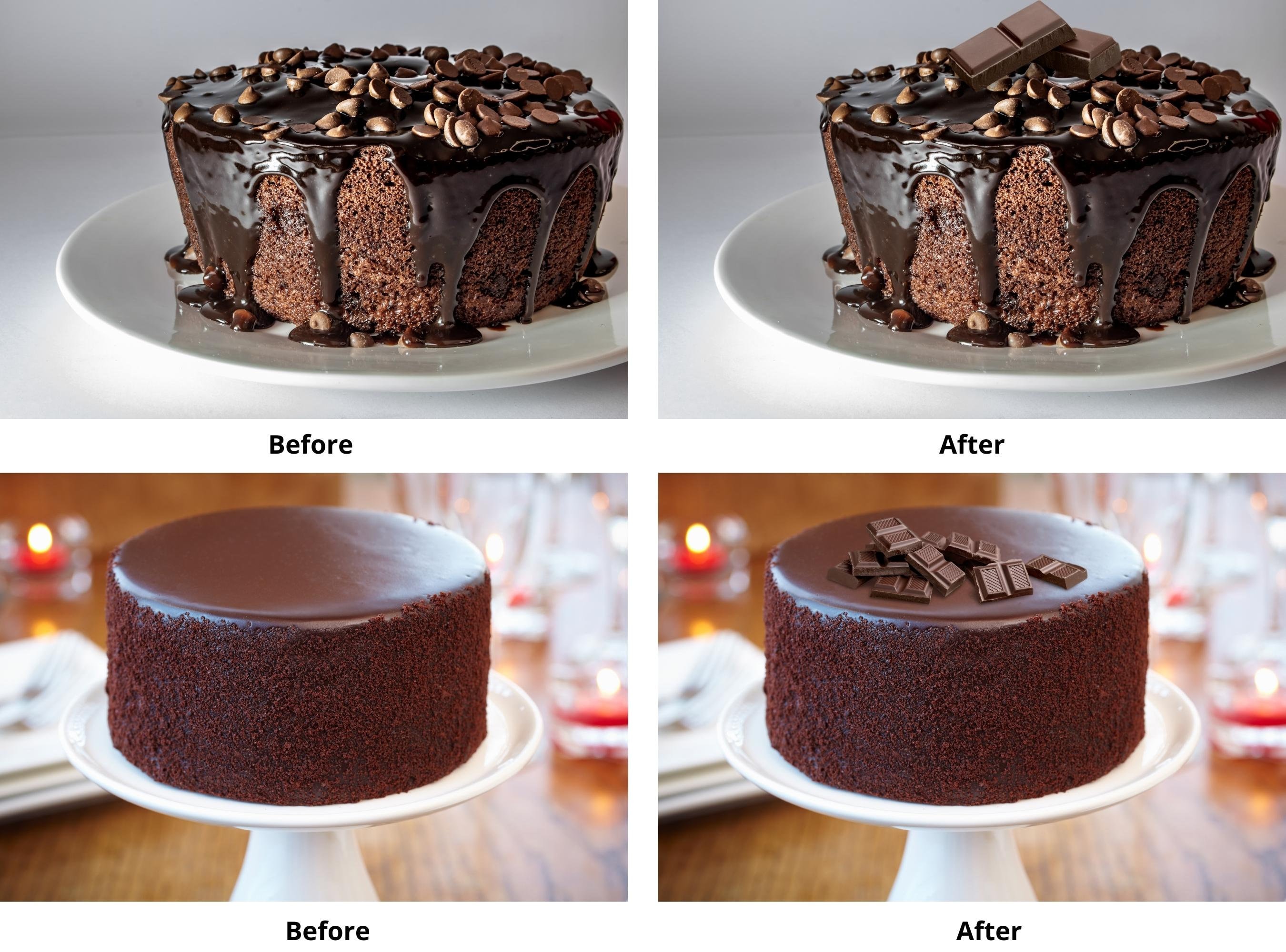 30 Chocolate Blocks Overlays, Foods Sweet Coco Blocks Clip Art Overlay ...