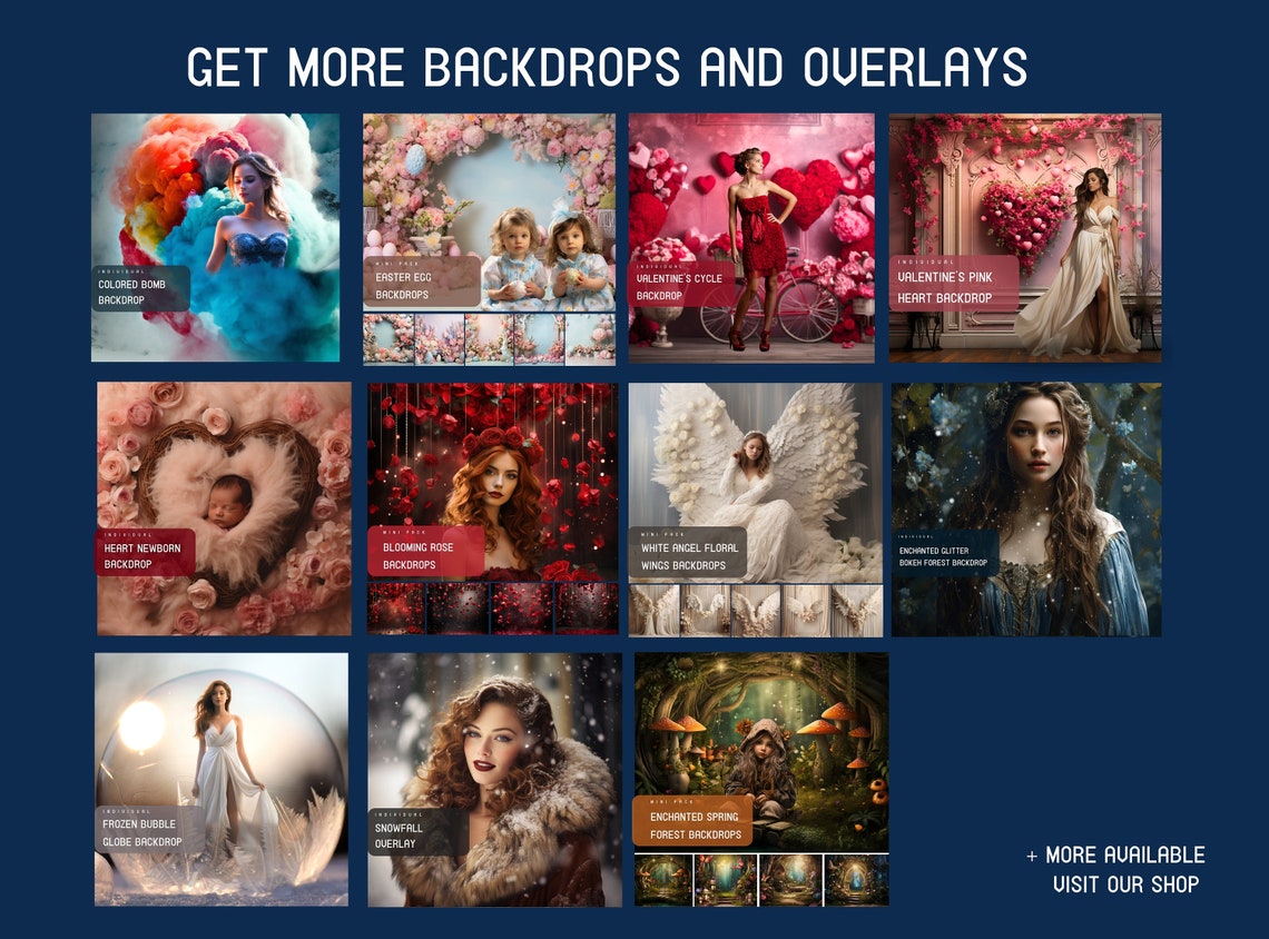 36 Blue Sky Backdrops, Sun Sky Backdrops for Photo Editing, Dramatic ...