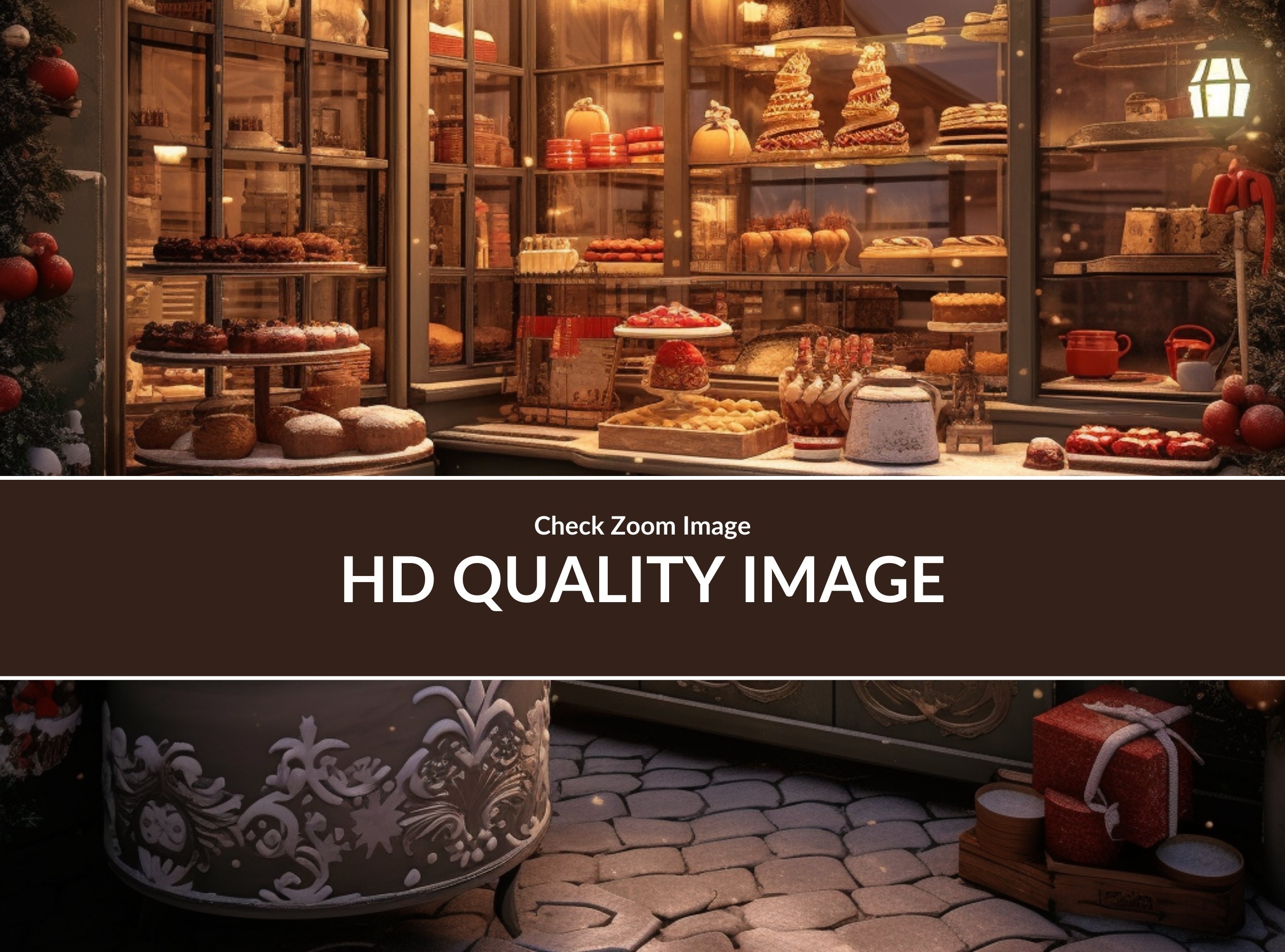 Candy Store Backdrops, Christmas Digital Backdrop Composite, Bakery ...