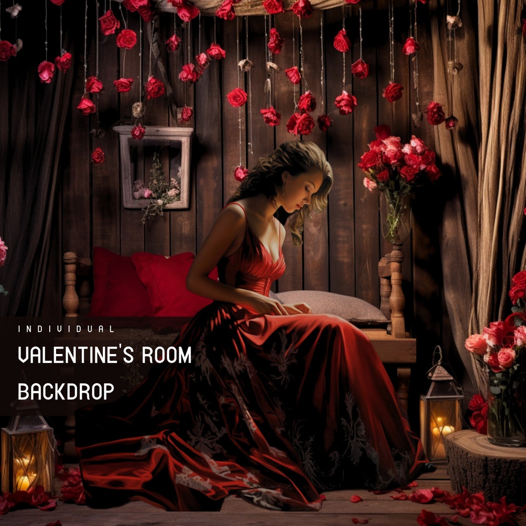 Valentines Day Backdrop for Couple Photography, Valentine Digital ...